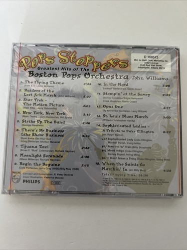 Pops Stoppers: Greatest Hits of the Boston Pops Orchestra (CD, Philips ...