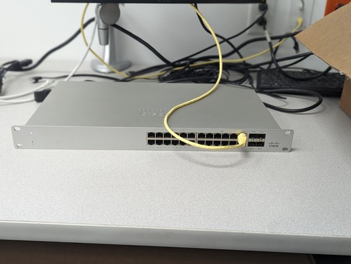 Cisco Meraki (MS120-24P-HW) 24-Ports Rack Mountable Ethernet Switch | eBay