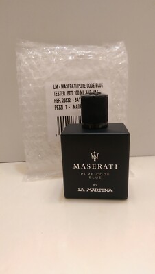 Maserati Pure Code Blue By La Martina 3.4 oz / 100 ml Eau De Toilette ...