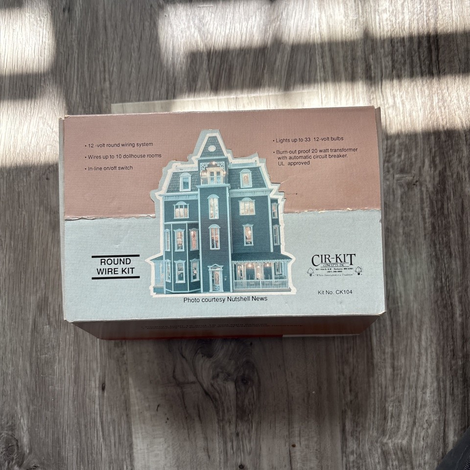 Cir-Kit Dollhouse Miniature Large 10 Room DollHouse Round Wiring Kit ...
