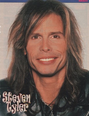 Steven Tyler portrait pinup Bravo magazine clipping Aerosmith picture ...