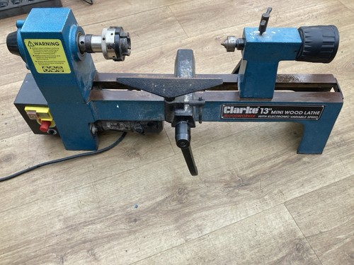 Clarke CWL325V 13inch Mini Wood Lathe With Electronic Variable Speed ...