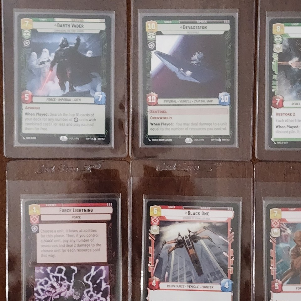 SOR Complete Collection C/U/R/L/S #001 - #252 - 3X Base Playset SWU ...