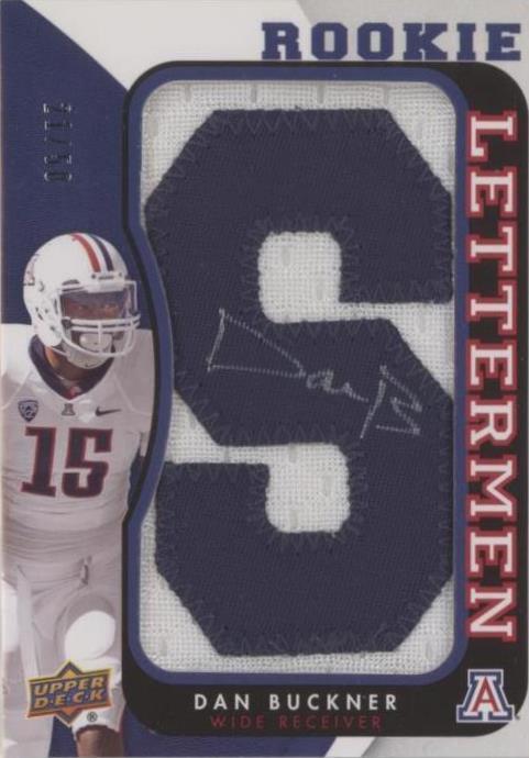 2013 Upper Deck - Rookie Lettermen Autographs Dan Buckner #RL-DB Letter ...