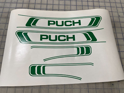 Puch Moped Maxi Decals Green | eBay