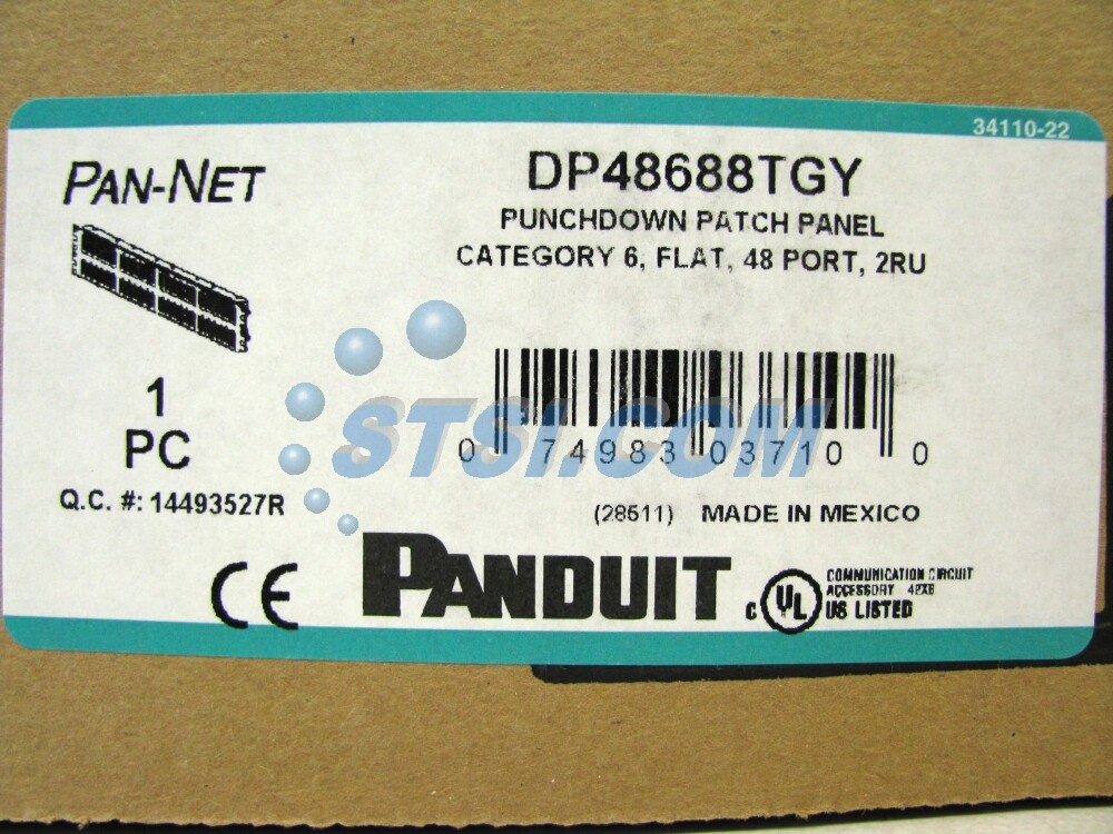 Panduit DP48688TGY DP6 Plus 48-Port Cat6 Patch Panel ~STSI 623331806532| eBay