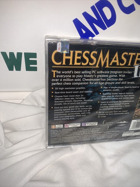 Chessmaster II (Sony PlayStation 1, 1999) for sale online | eBay