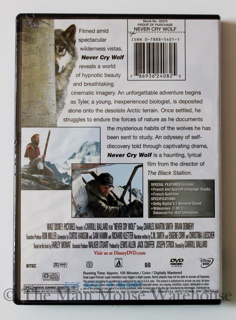 Never Cry Wolf (DVD, 1983) for sale online | eBay