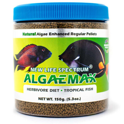 New Life Spectrum ALGAEMAX Regular Pellets 150g Natural Algae Enhanced ...