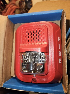 System Sensor P2RL Fire Alarm Horn Strobe Wall Red - BRAND NEW - FREE ...