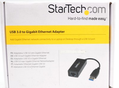 StarTech USB 3.0 to Gigabit Ethernet NIC Network Adapter USB31000S NEW ...
