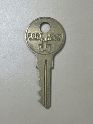Vintage Factory FORT LOCK Key #L123 | eBay
