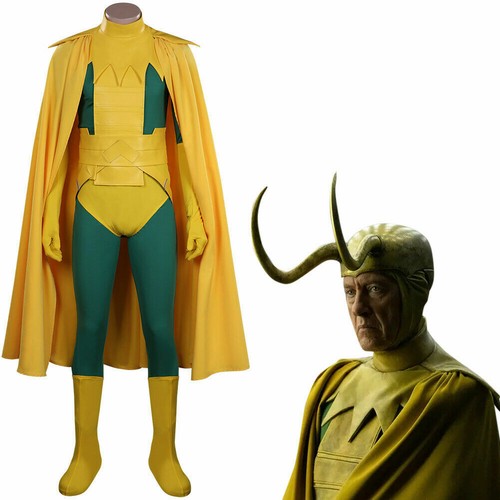 Loki Season 1 Loki King Cosplay Costume Halloween Outfit Carnival Full ...
