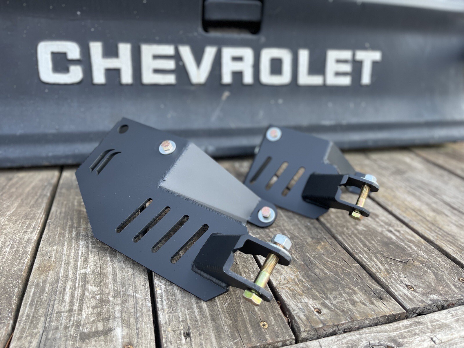 Bolt-on Shock Relocation Kit 88-98 GM 1500 OBS W/Bilstein 5100 Shocks ...