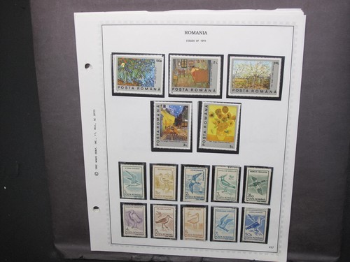 Romania Mint Collection On Minkus Album Pages 1991 Complete | eBay