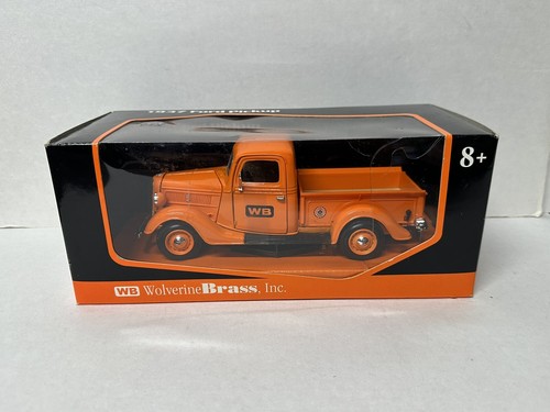 WB Wolverine Brass 1937 Ford Pickup Truck Plumbing 1:24 Diecast NEW NIB ...