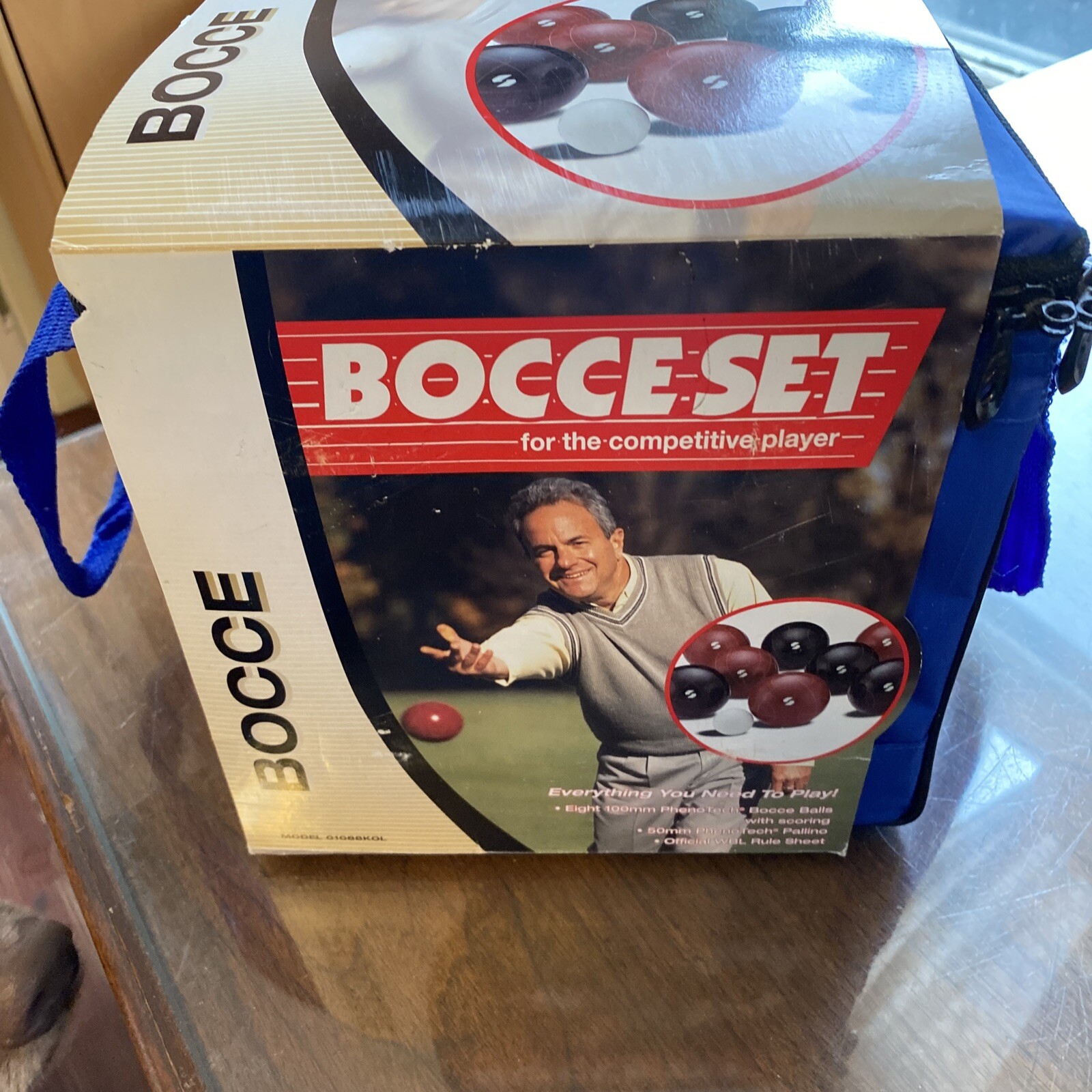 VINTAGE Sportcraft BOCCE BALL for the Competitive Player Set With Bag 8 ...