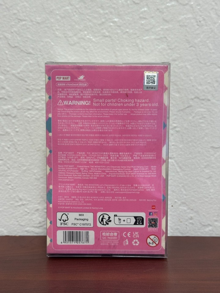 PopMart Labubu Pendant The Monsters Let's Checkmate Series Blind Boxes ...