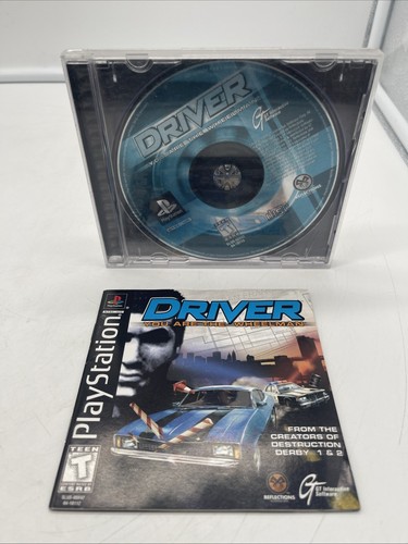 Driver for Sony PlayStation 1 PS1 Black Label Game w Manual+Case | eBay
