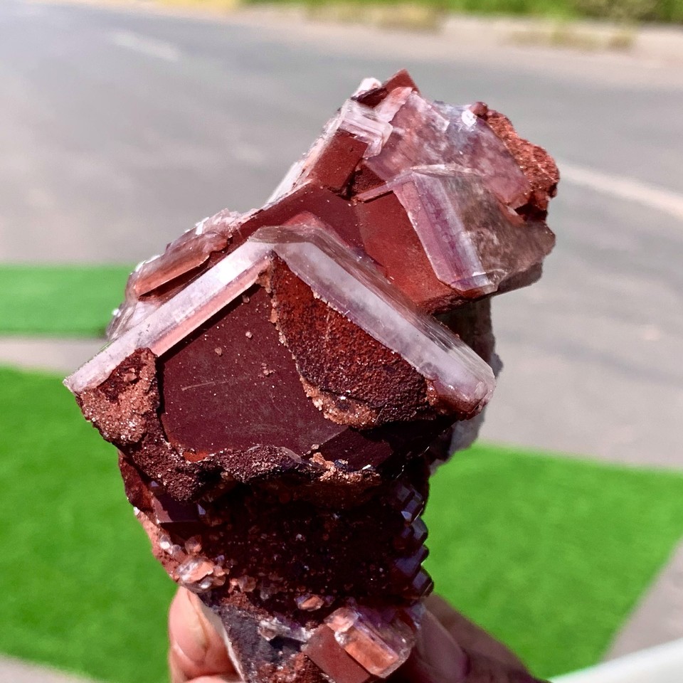347G Rare!! Natural Chocolate Calcite Specimen cluster rough mineral ...