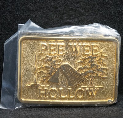 WG11173 *NOS* REALLY NICE VINTAGE 1970s **PEE WEE HOLLOW** GOLDTONE ...