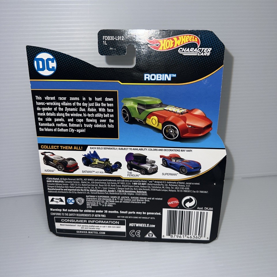 Hot Wheels Robin Character Car | eBay