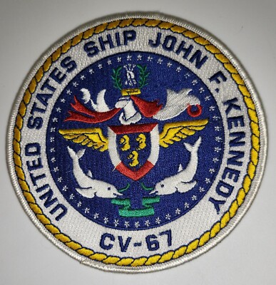 US Navy Patch - USS John F Kennedy (CV-67) | eBay