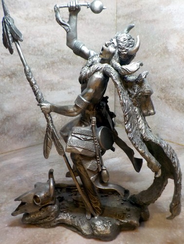 Jim Pinter Pawnee Shaman Pewter Sculpture | eBay