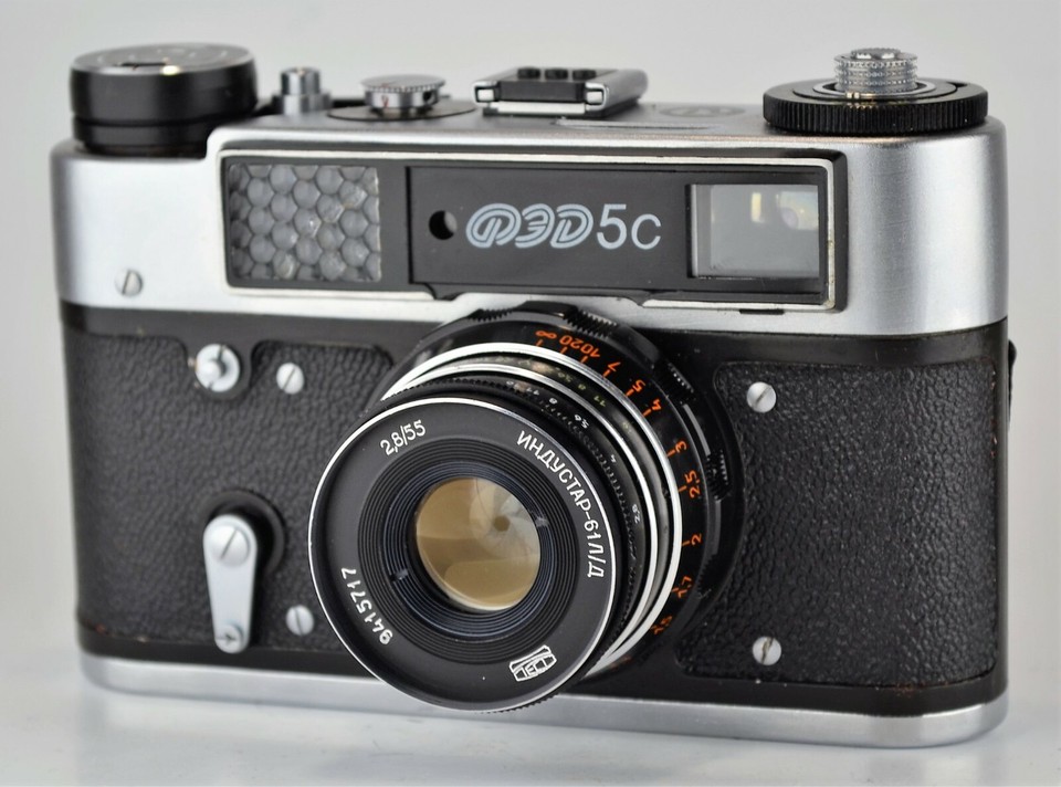 EXC! NEVER USED! 70-YEARS FED PLANT ANNIVERSARY USSR "FED-5C" camera ...