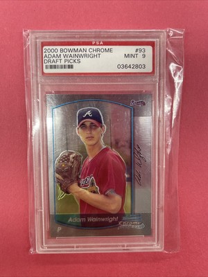 2000 Bowman Draft Picks #93 Adam Wainwright RC ROOKIE PSA 10 | eBay