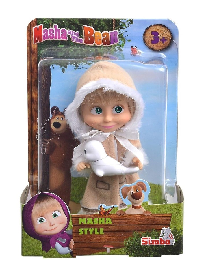 Masha & The Bear 5" Doll – Guitar / Fairy / Pilot / Eskimo Styles ...