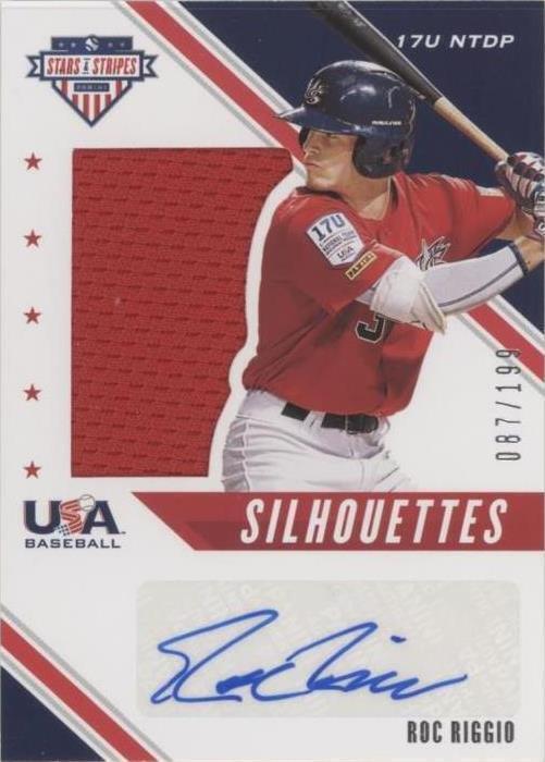 2020 Panini USA Baseball Stars & Stripes - Silhouettes Signatures Roc ...