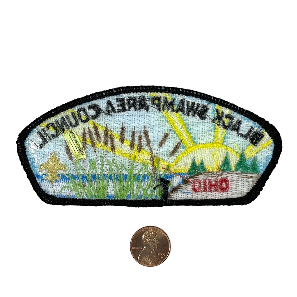 Black Swamp Area Council OHIO Patch BSA Boy Scouts cattail sun | eBay