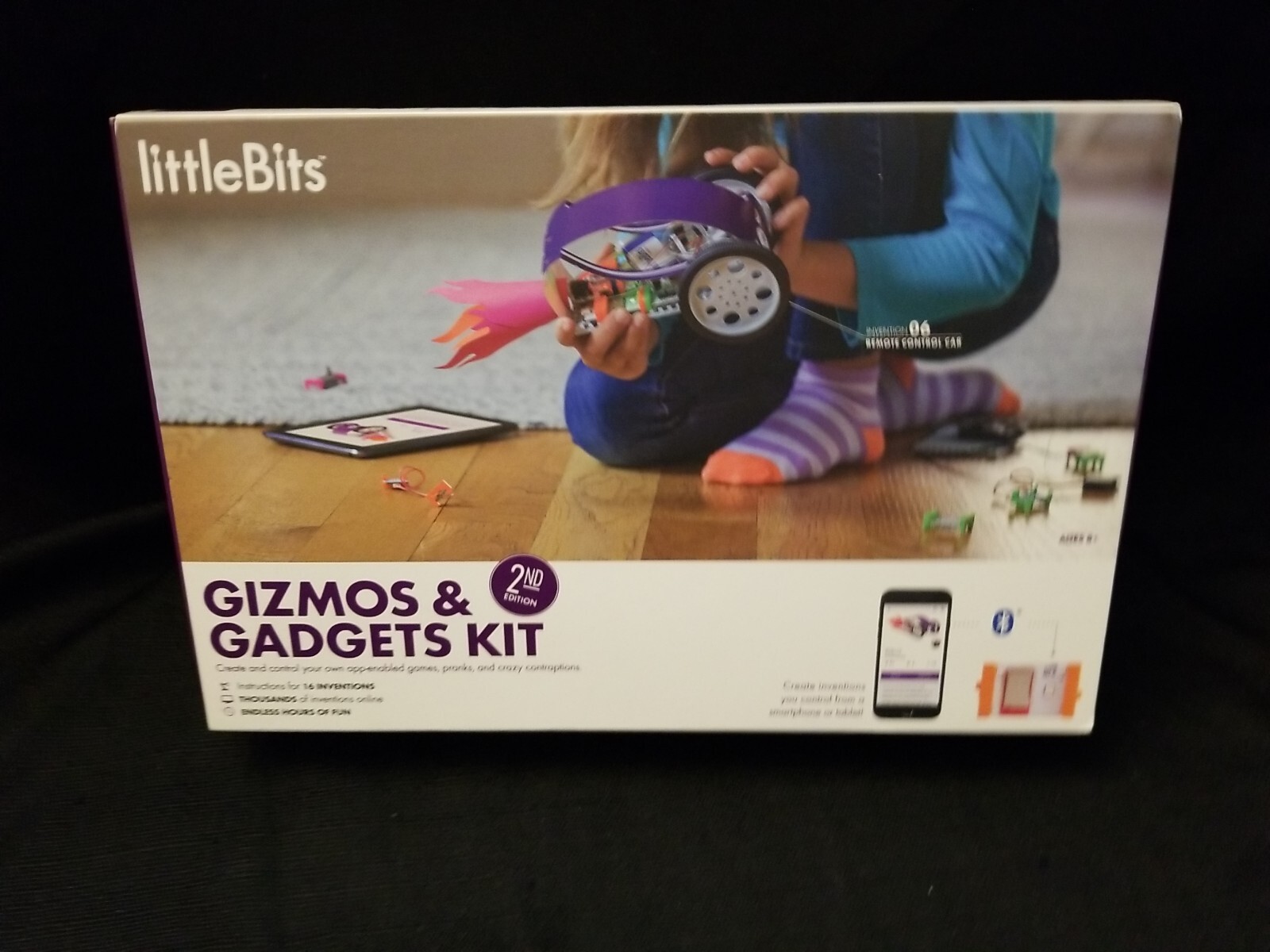 LittleBits Gizmos & Gadgets Kit (2nd edition) - White (680-0007-0000B ...