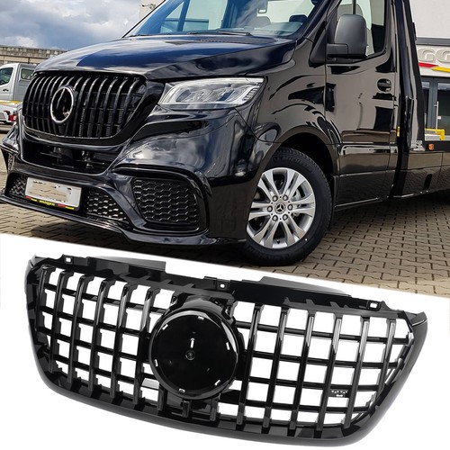Fit for 2019-2022 Mercedes Benz Sprinter W907 Front Grille Grill Chrome ...