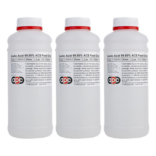 500ml - 24L Acetic Acid 99.85% ACS,USP Food Grade, High Purity ...