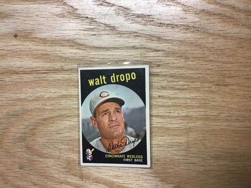 1959 Topps Baseball Walt Dropo Cincinnati Redlegs Card #158 | eBay