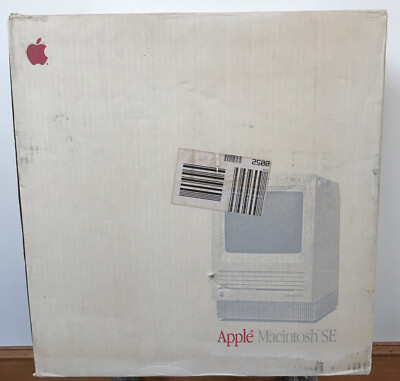 Vintage EMPTY BOX 1986 Apple Macintosh SE Original 19.75" x 19.25" x 15.5" | eBay
