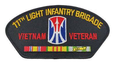 US ARMY ELEVENTH 11TH LIGHT INFANTRY BRIGADE VIETNAM VETERAN PATCH W ...