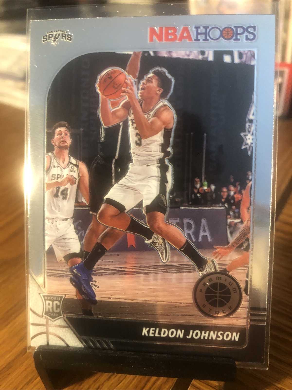 2019-20 Panini NBA Hoops Premium Stock - Keldon Johnson #224 (RC) for ...