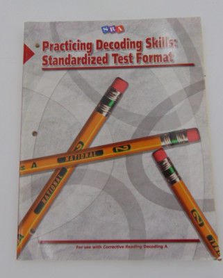 SRA Corrective Reading Decoding Level A Standardized Test Format ...