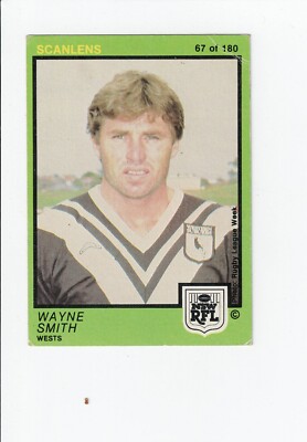 1982 Scanlens Rugby League Wayne Smith #67 (Wests Magpies) | eBay Australia