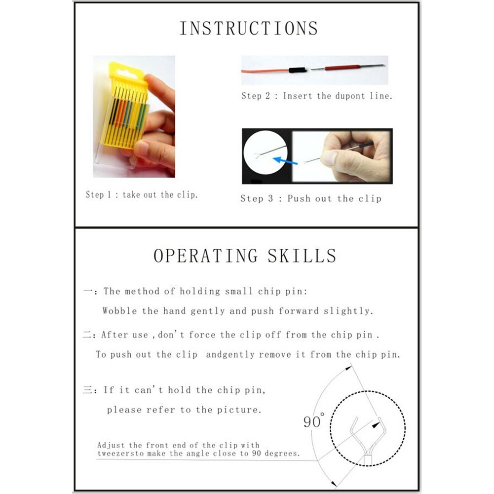Versatile Micro IC Test Clip for SOP SOIC TSOP MSOP SSOP SMD Pack of 10 ...