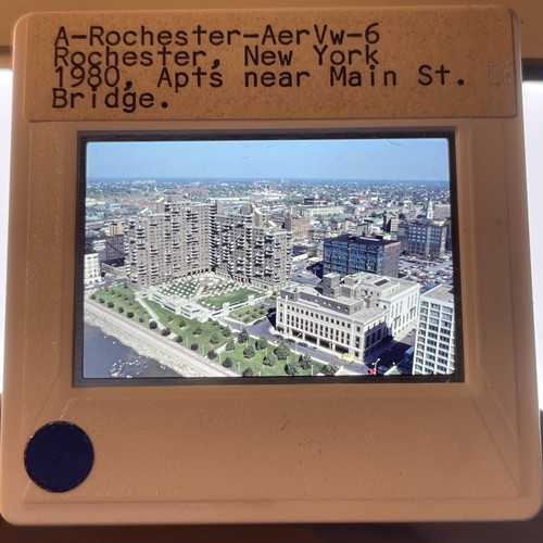 Rochester New York Aerial View 1980. Architecture Vintage Photo 35mm ...