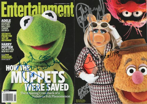 Steve Whitmire Dave Goelz Eric Jacobson Signed Muppets EW Magazine ...