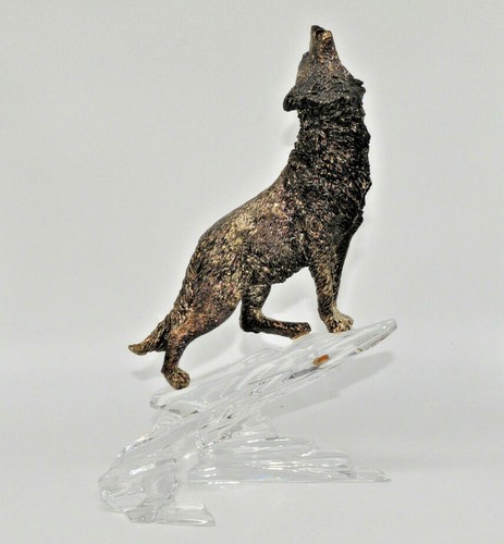 Rare Franklin Mint Alaskan Wolf Call of the Wild Silver Coated by ...