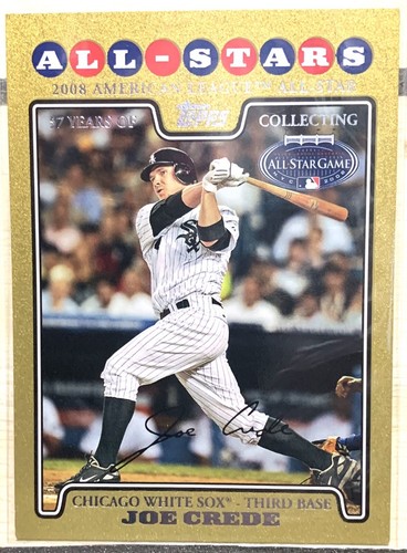Joe Crede 2008 Topps Gold Baseball #UH203 Update & Highlight White Sox ...