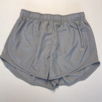 Nike DRI-FIT Light Grey Tempo Running Shorts Sz Medium Activewear ...