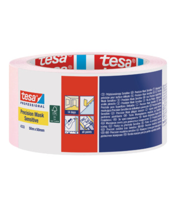 Tesa Precision Masking Tape Sensitive (14 days) Pink | eBay UK