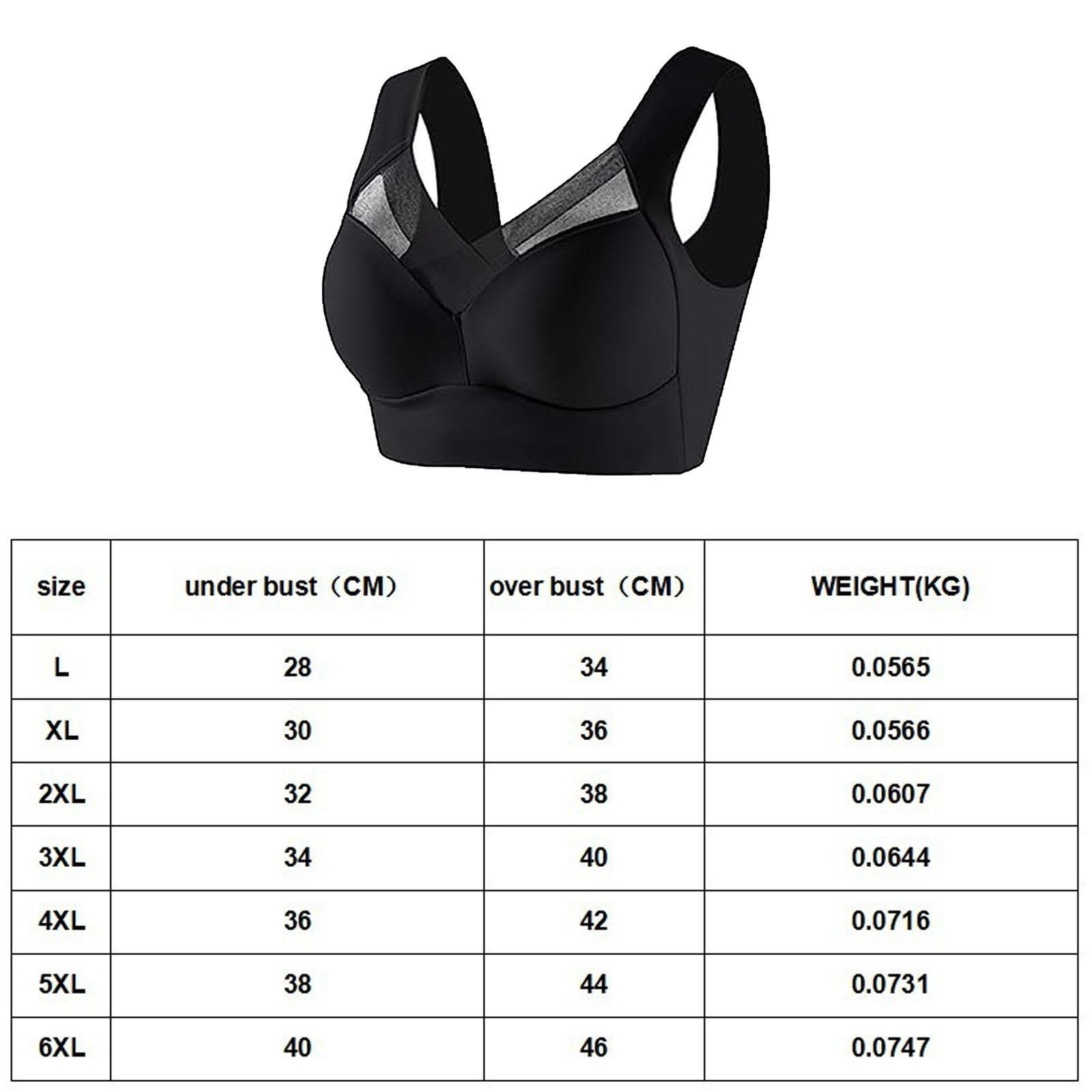 Wmbra Posture Correcting Bra, Wireless Push-Up Ergonomic Comfort ...